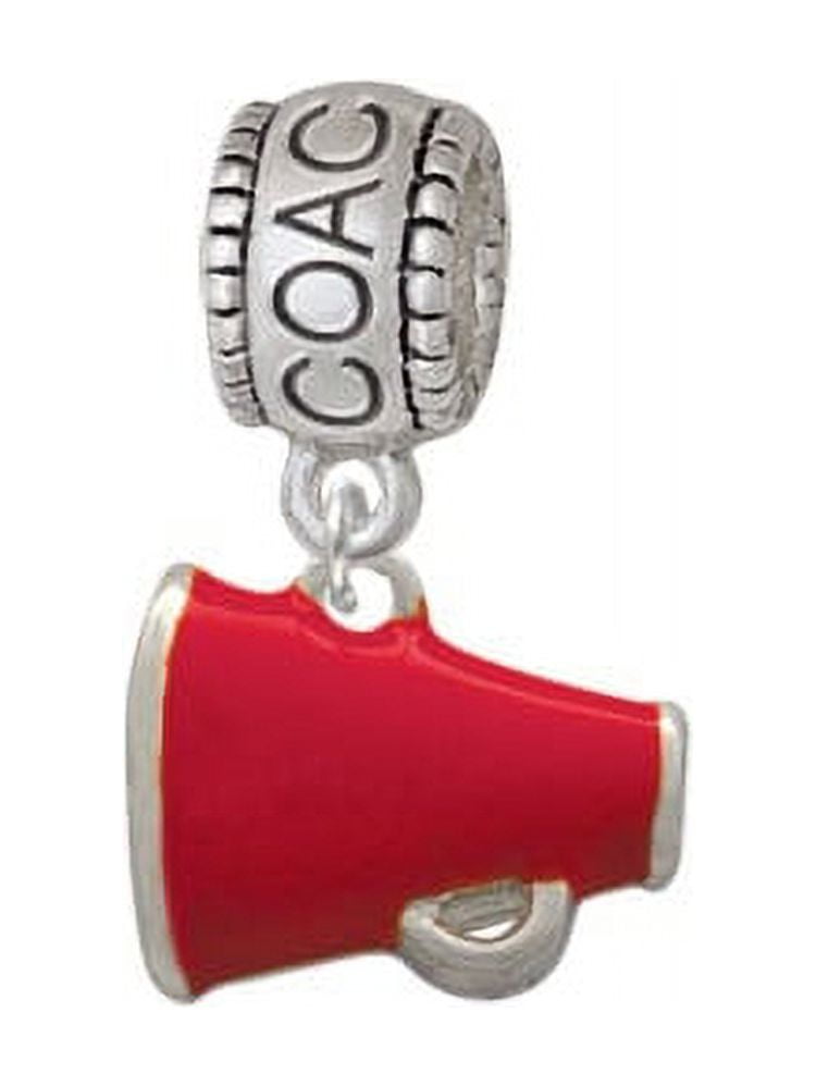 Small Red Megaphone - Coach Charm Bead - Walmart.com