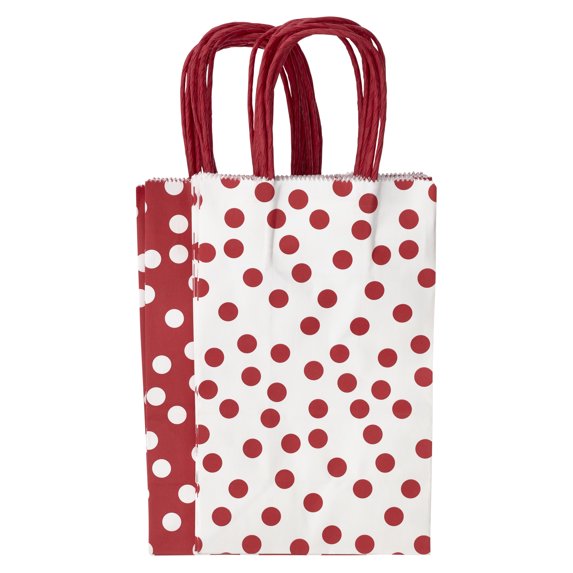 Small Red & White Dots Bags Value Pack by Celebrate It - Walmart.com