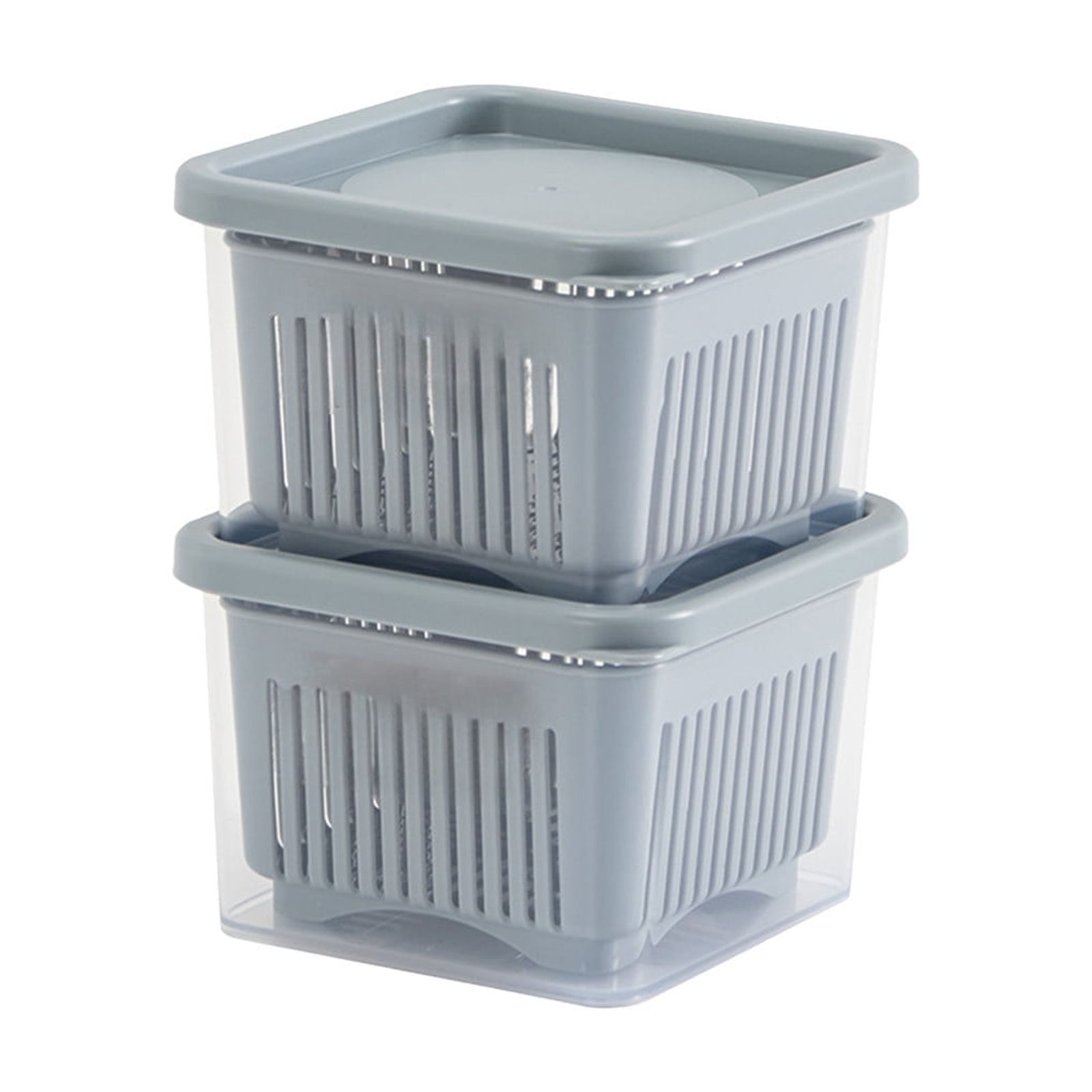 Small Refrigerator Condiment Box, Clear Plastic Storage, Locking Lid ...