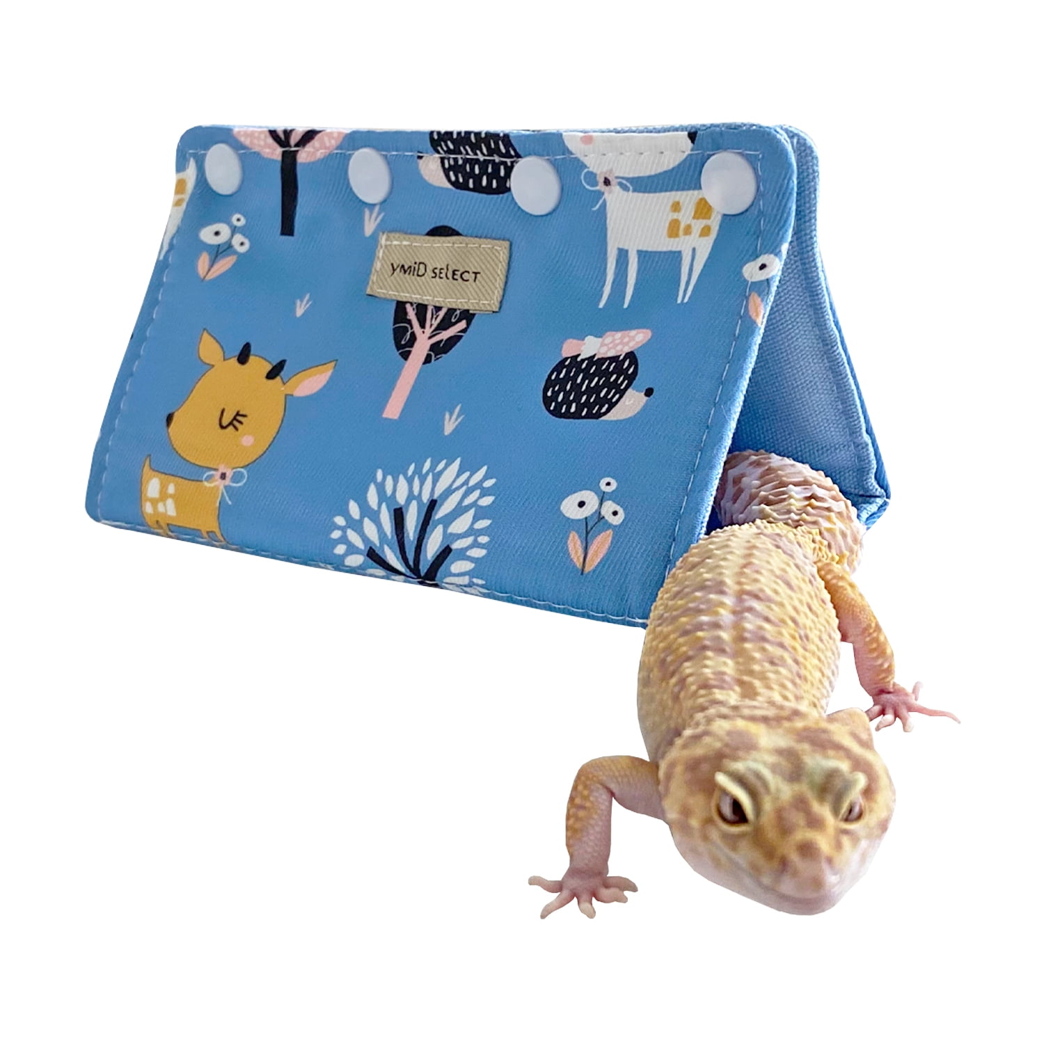 Small Reptile Gecko Hide Cave Portable Tunnel Hideaway for Leopard ...
