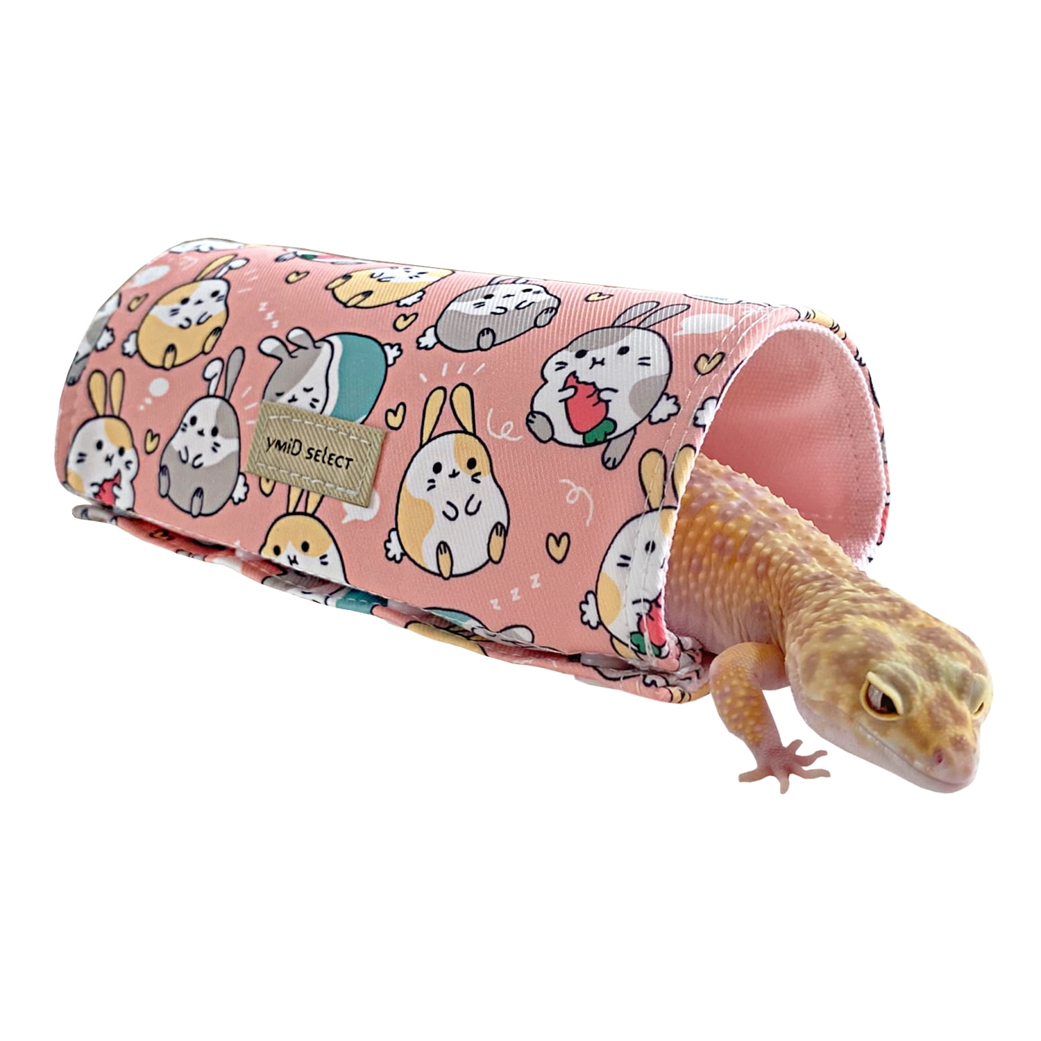 Small Reptile Gecko Hide Cave Portable Tunnel Tube for Leopard Gecko ...