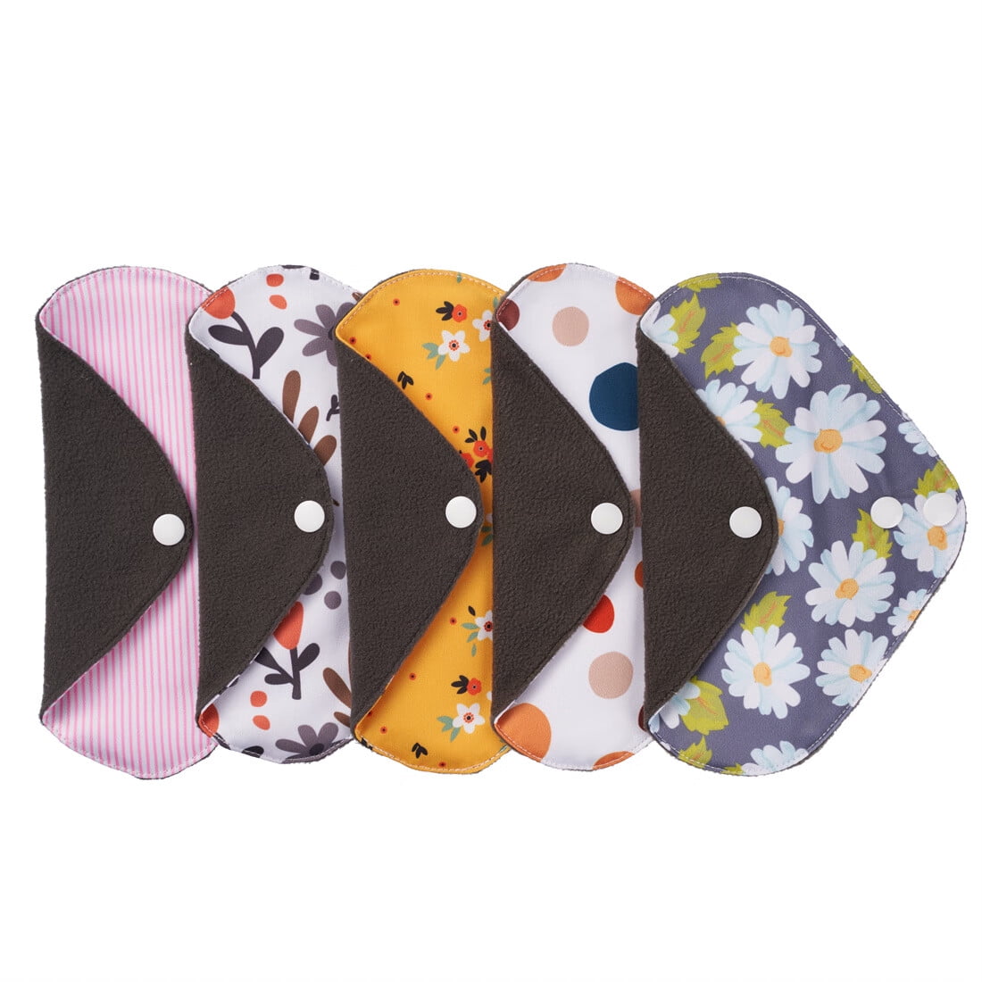 ZOUYUE Organic Reusable Menstrual Pads, Breathable, Waterproof, 7.81 ...