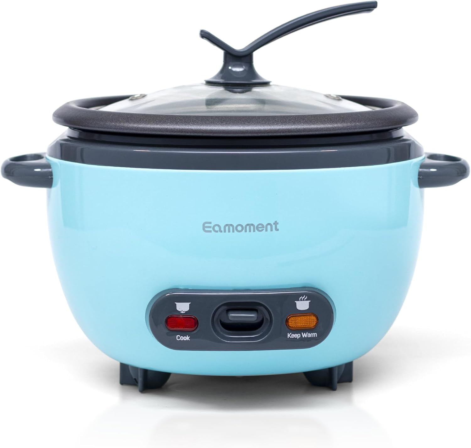 Small Rice Cooker, Mini Rice Cooker Removable Nonstick Pot, 1L Grains ...