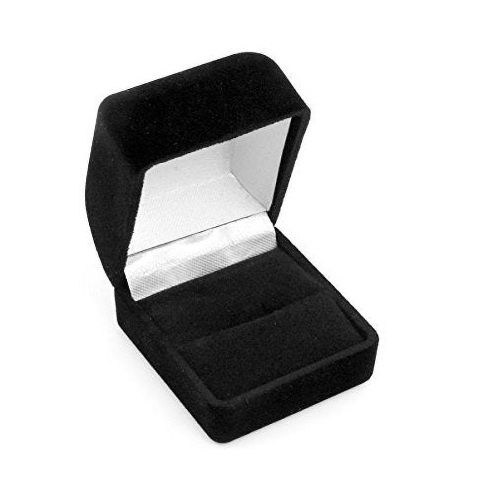 Small Ring Box Black Flocked - Walmart.com