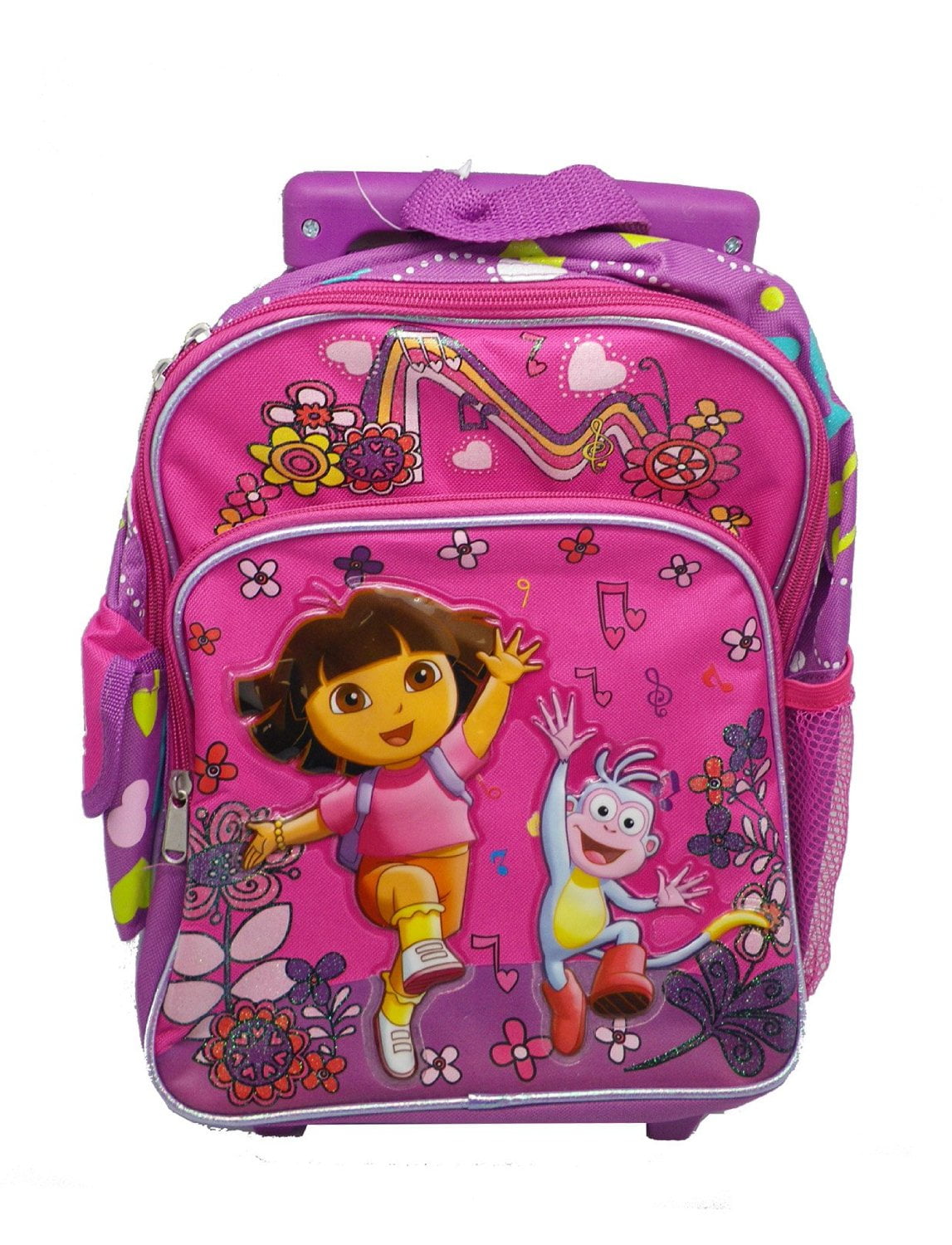 Small Rolling Backpack - Dora the Explorer - Pink Music School Bag New ...