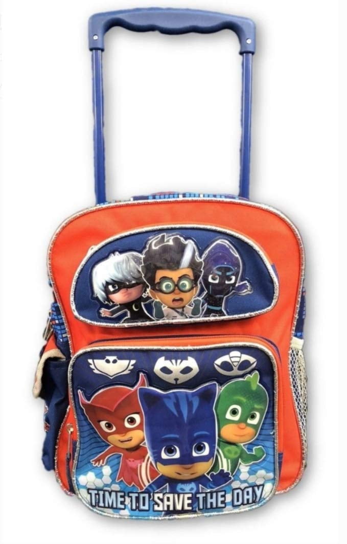 Small Rolling Backpack - PJ Masks - Time To Save The Day 12" New 185750 ...