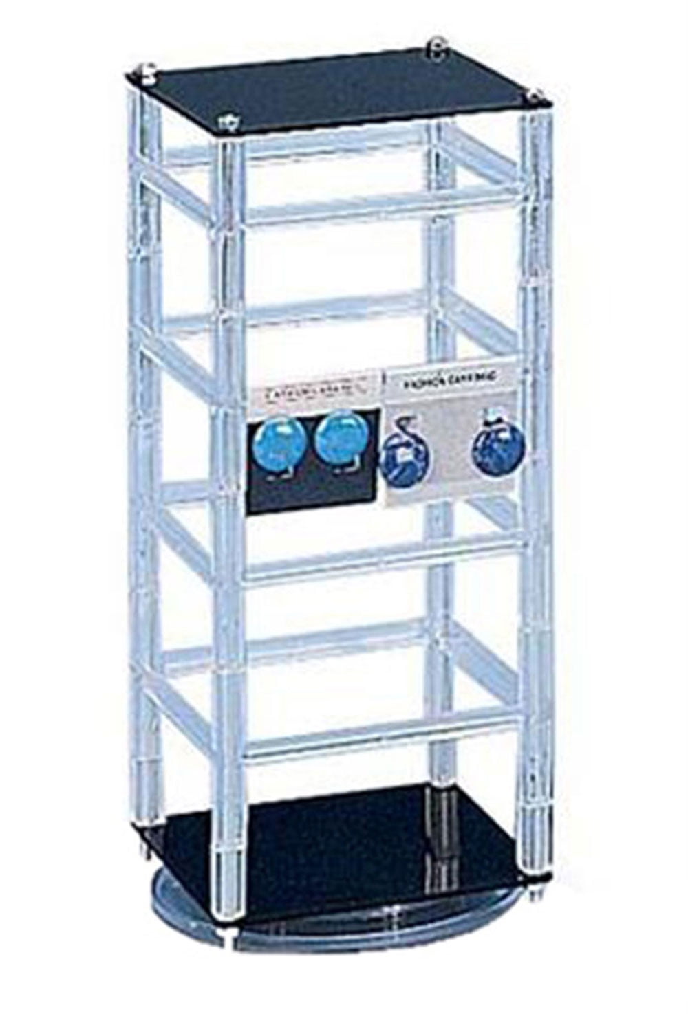 Small Rotating Jewelry Card Display Holder - 5W x 5"D x 13"H - Earring ...