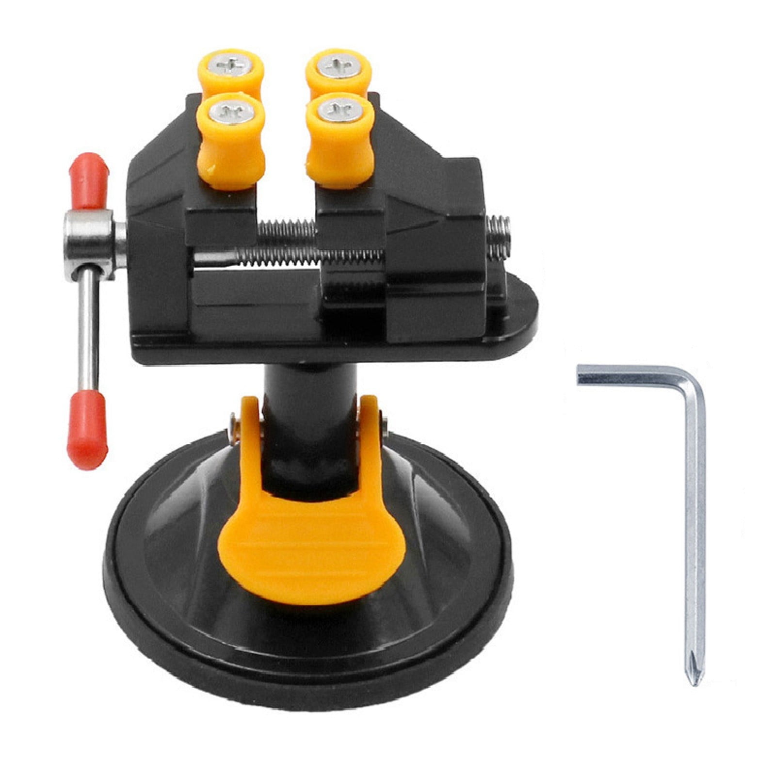 Small Rotating Vise for 360 Swivelling Work 30mm Suction Cup Vise Table ...