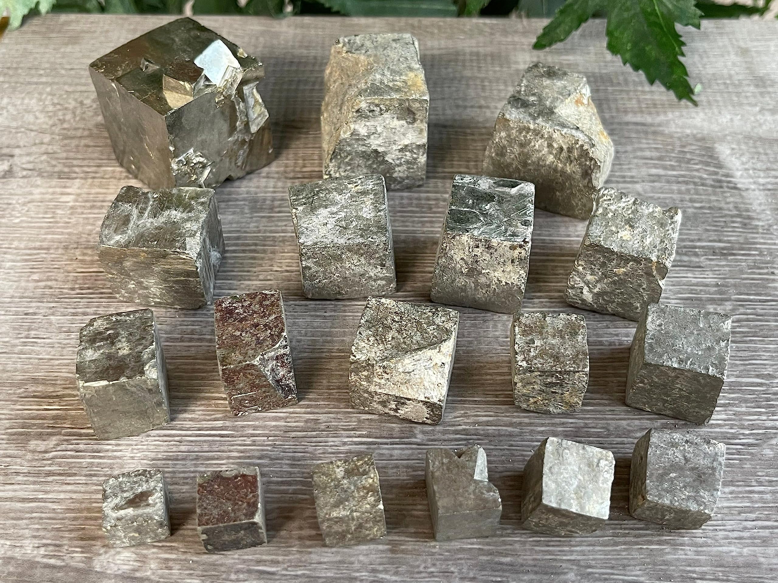 Small Rough Pyrite Cube Stones , 0.5-1" Raw Crystals (Pyrite Cube , 11 ...
