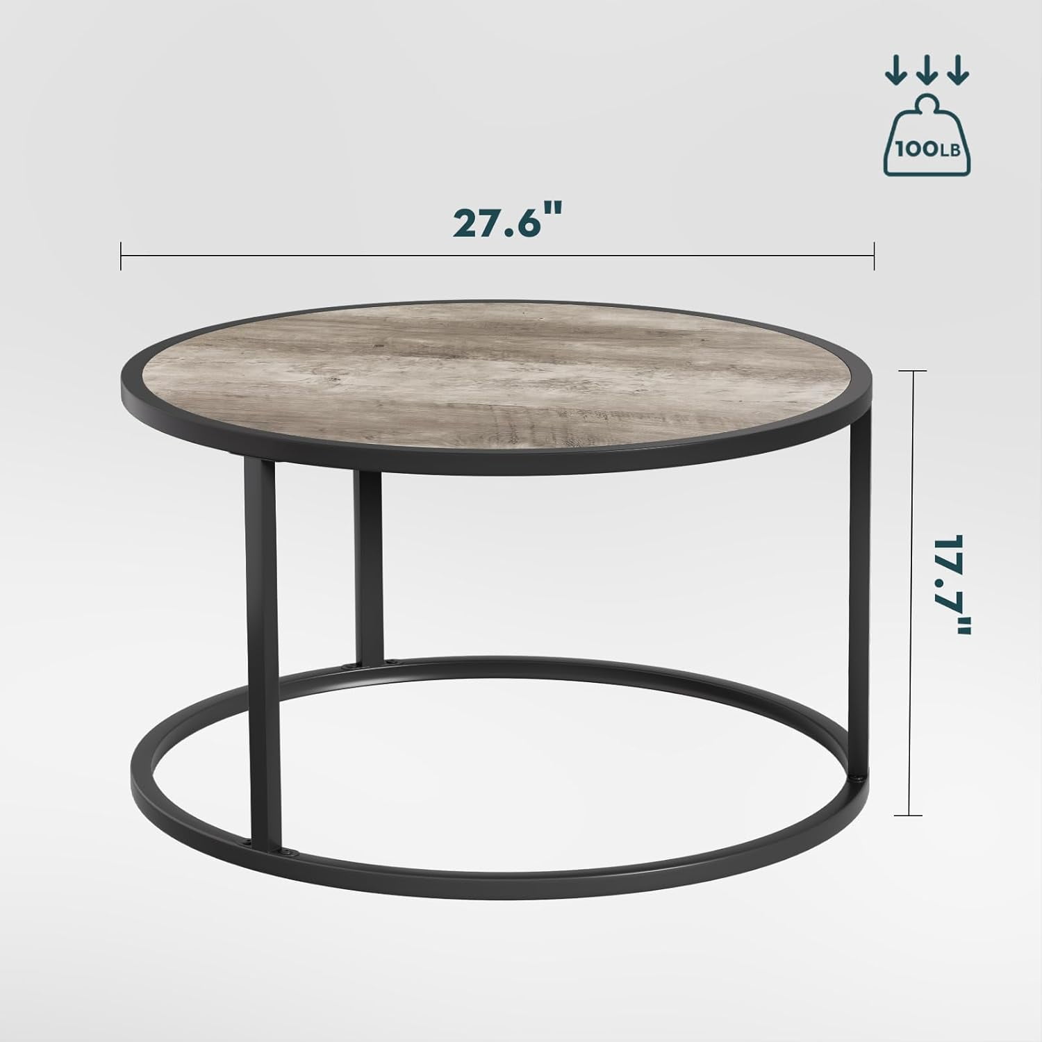 Small Round Coffee Table, Modern Coffee Tables for Living Room, Simple ...