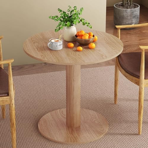 Small Round Dining Table for 2-4, Boho Circle Dining Table Breakfast ...