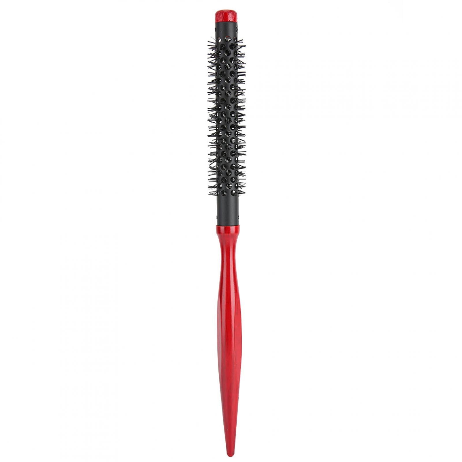 Small Round Hair Brush Mini Round Wood Brush Roller Quiff Hair Combs ...
