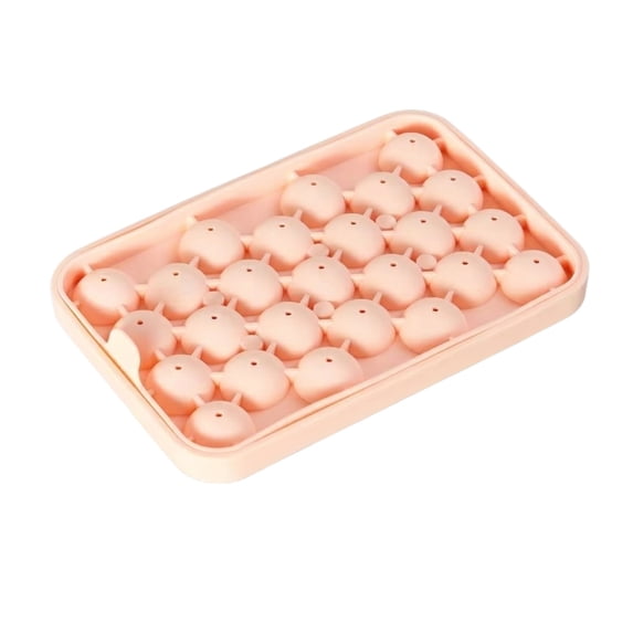 Small Round Ice Ball Silicone Mold With Lid 1 Inch Ice Cube Tray for ...
