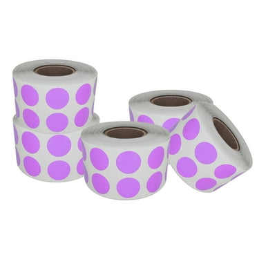 Royal Green Colored Code Labels 0.375 inch Round Dot Sticker 3/8 Circle ...