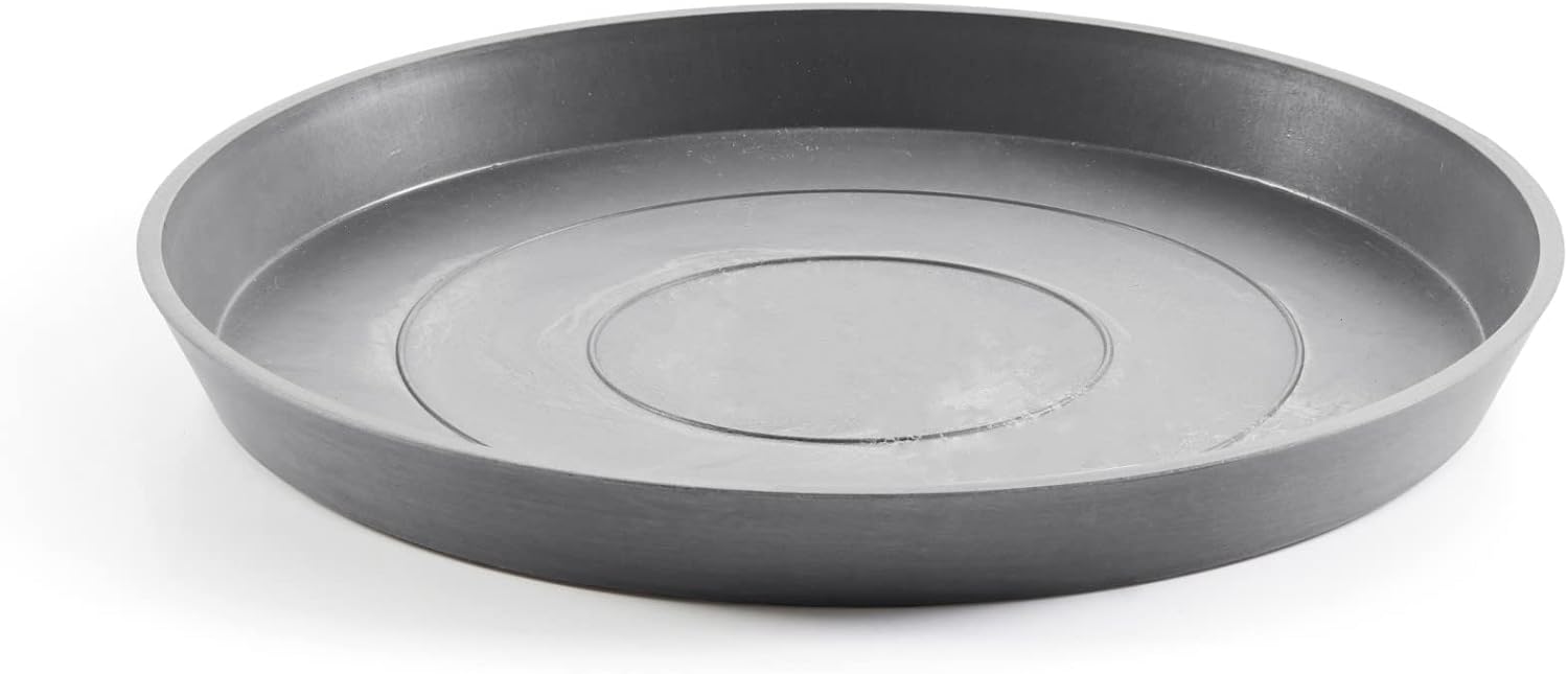 Small Round Saucer - 17.5 in x 17.5 in x 1.4 in - Grey - Walmart.com