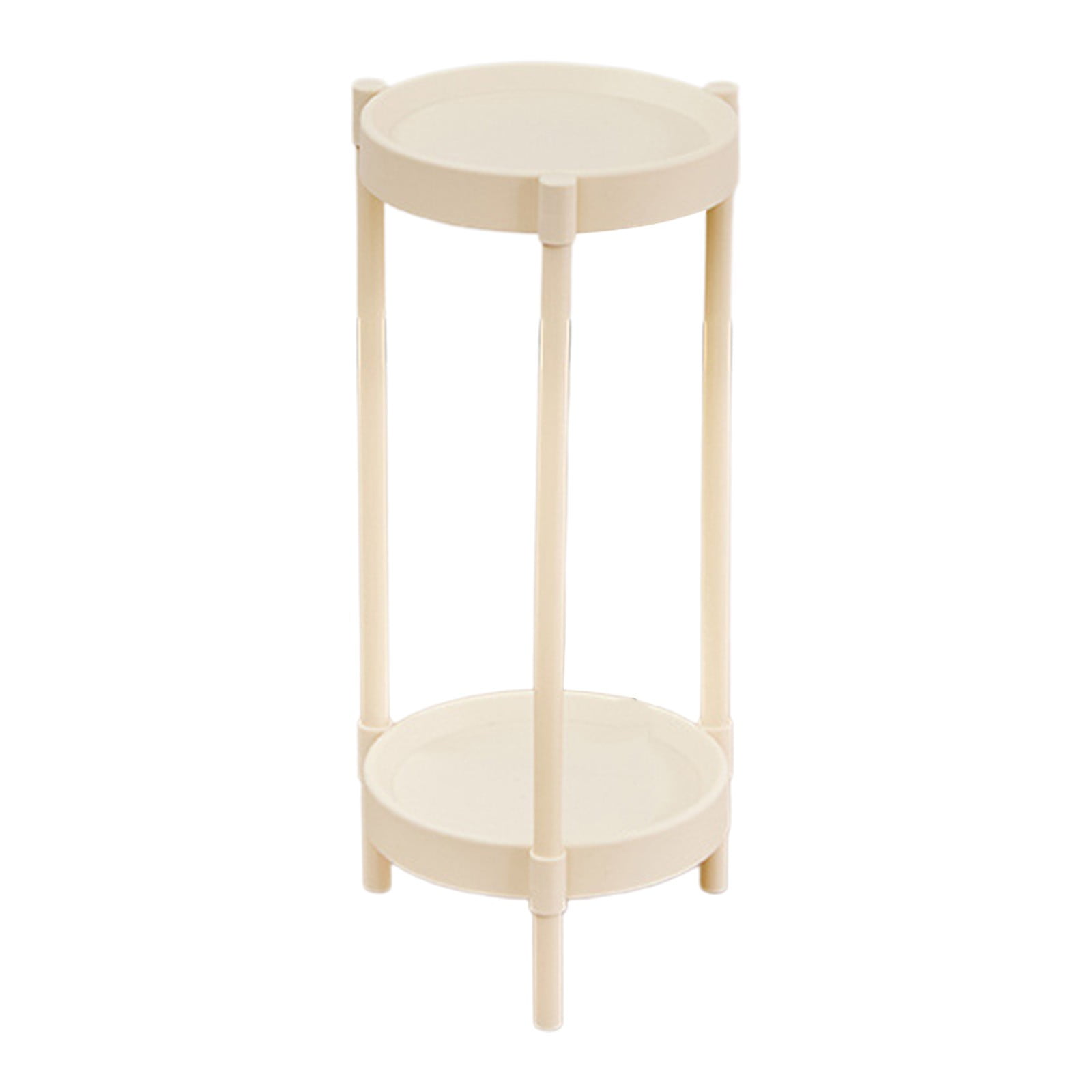 Small Round Side Table with Storage, Modern Sofa Corner Coffee Table ...