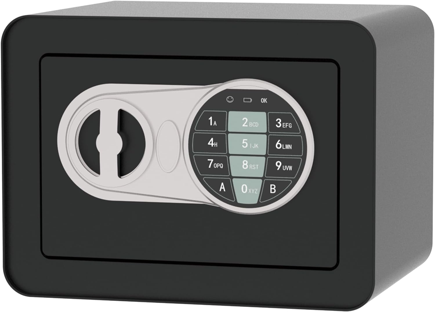 Small Safe Box - Home Safe for Money Jewelry Documents, Solid Lock Box ...