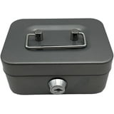 SkyAuks Small Safe with Key, Locking Money Box with Slot, Sturdy Steel ...