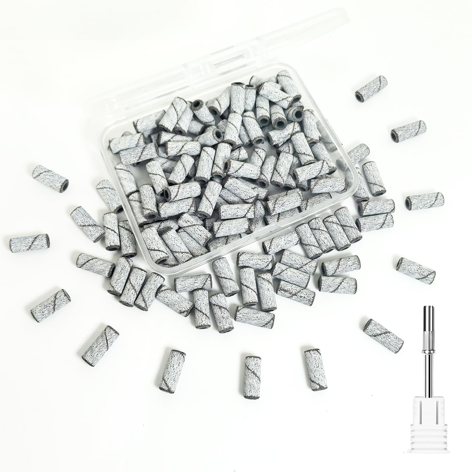 Small Sanding Bands Nail Drill Bits, Corfulra Upgraded Mini Sanding ...