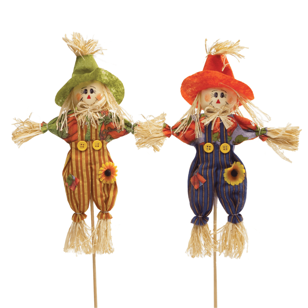 Small Scarecrow Decorations for Halloween or Thanksgiving - Assorted ...