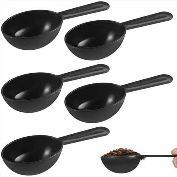 Small Scoops for Canisters, 5 Pack Plastic Scoopers for Containers ...