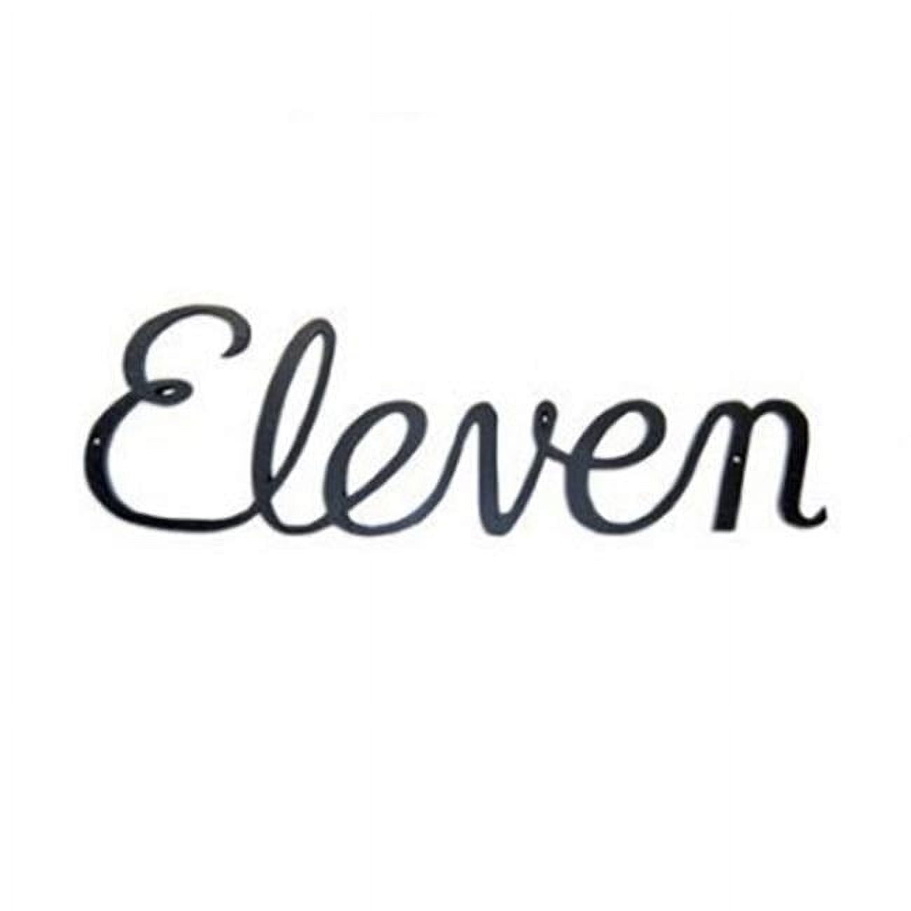Small Script Modern House Number Eleven - Walmart.com