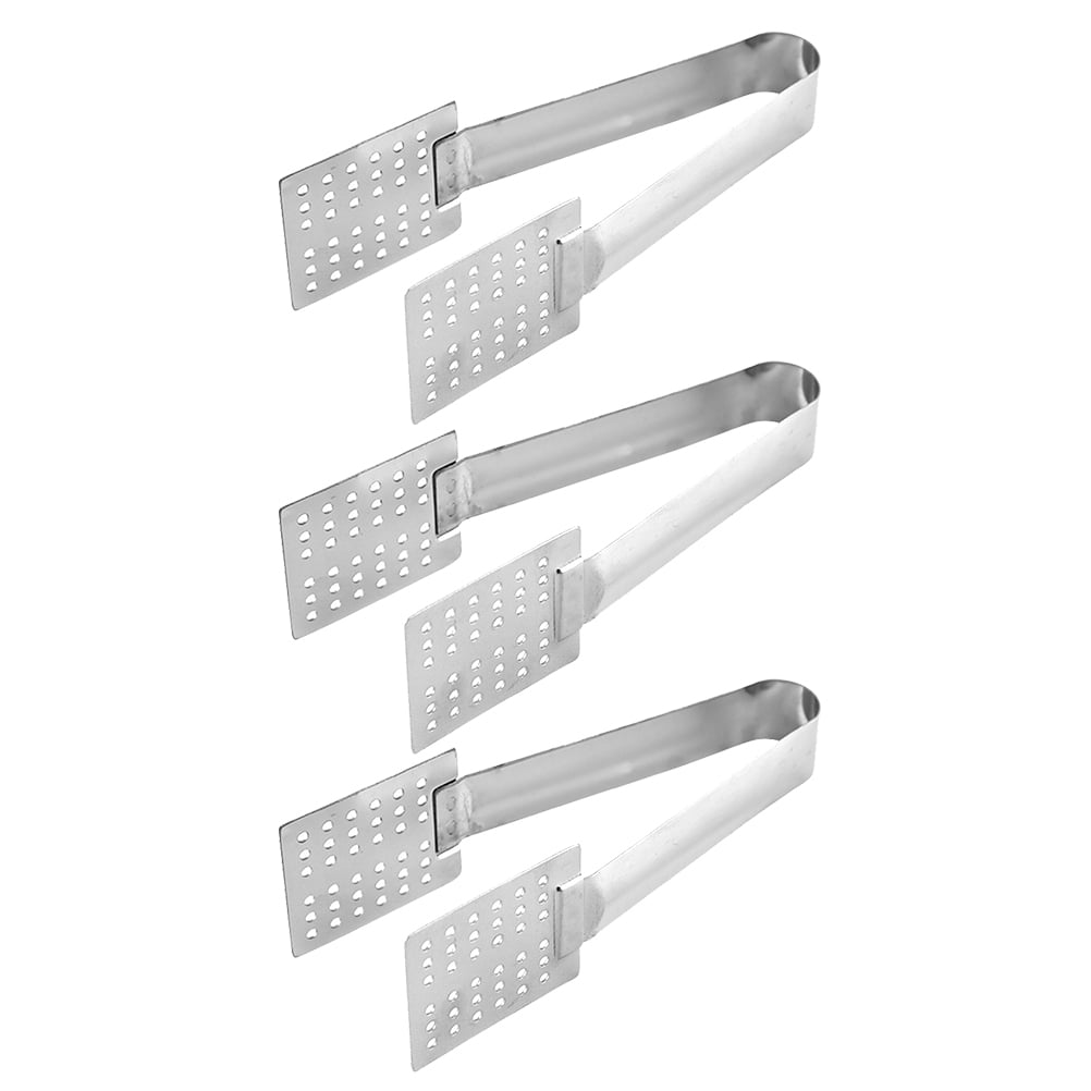 Small Serving Tong Silver: 3pcs Tea Bag Tongs Sugar Clamp Cubes Tongs ...