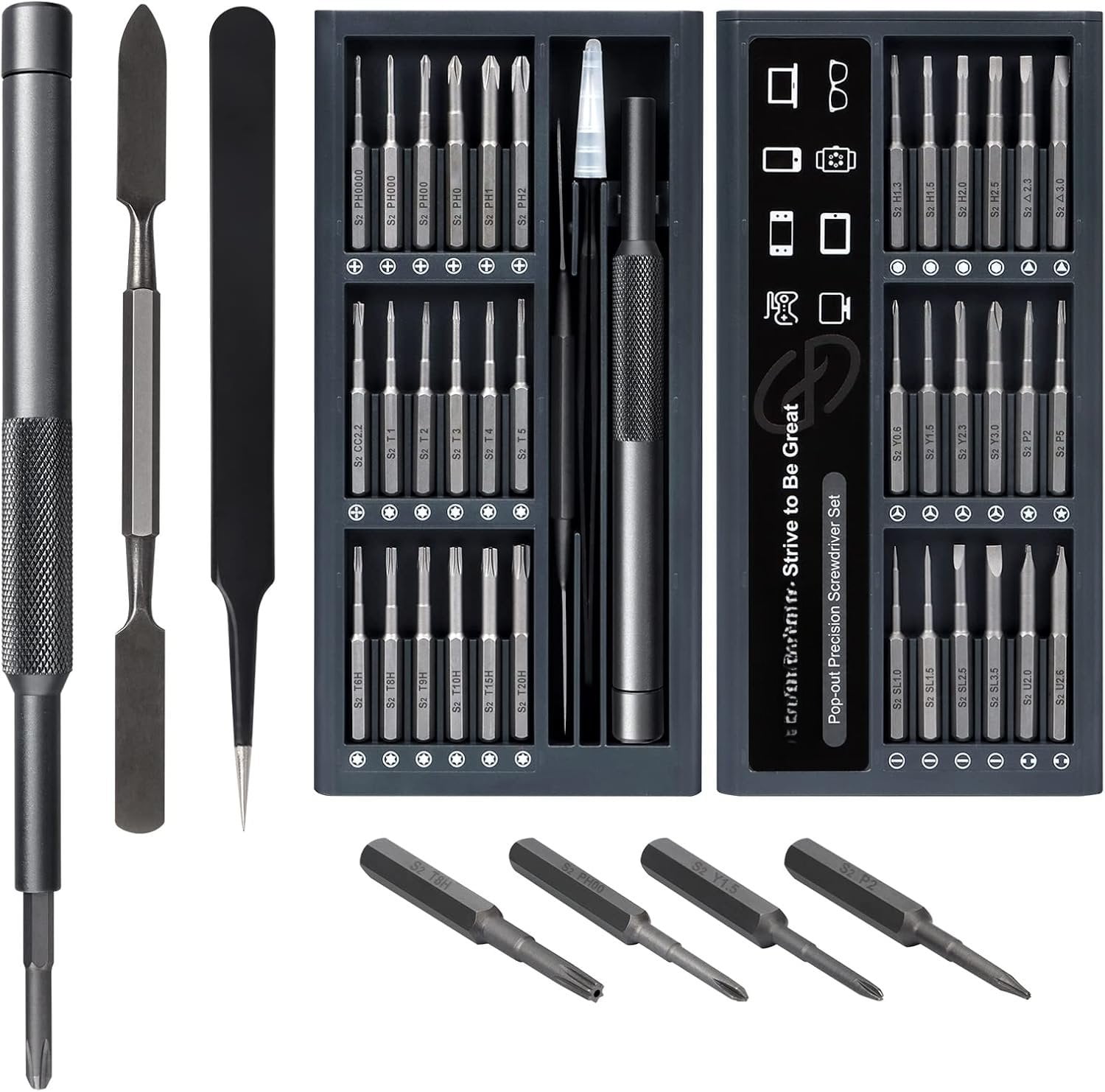 Small Set - 39 in 1 Precision Kit, Electronics Tool Set - PC, Laptop ...