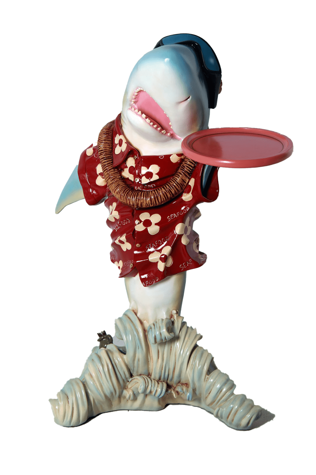Small Shark Butler Statue - Walmart.com