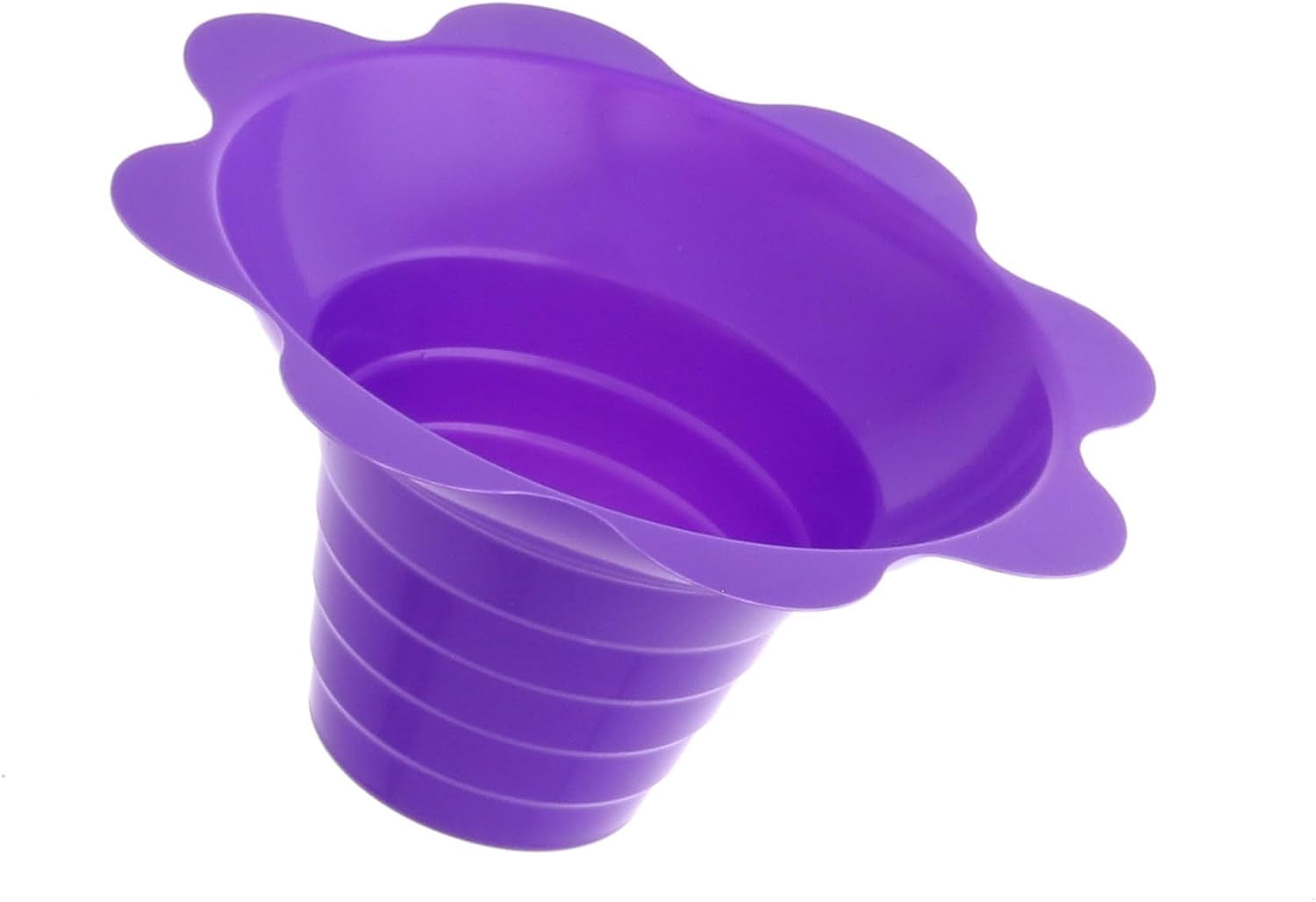 Small Shaved Ice Snow Cone Flower Cups (4 OZ), 250 Count, Purple ...