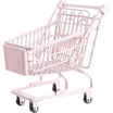 Children's Metal and Plastic Play Shopping Cart- Toddler's Toy Grocery ...