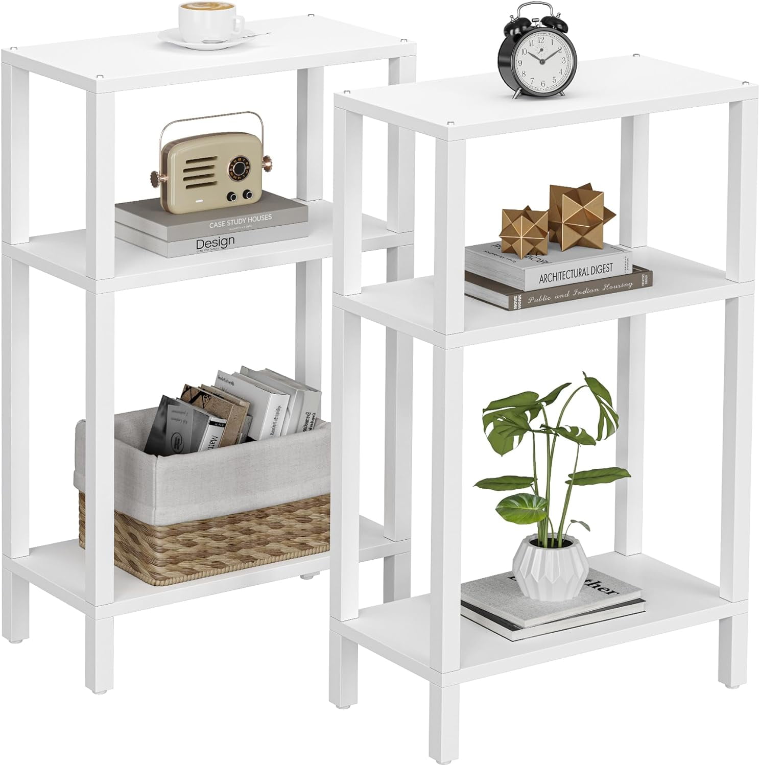 Small Side Table, Narrow End Table, Skinny Sofa Table, Slim Nightstand ...