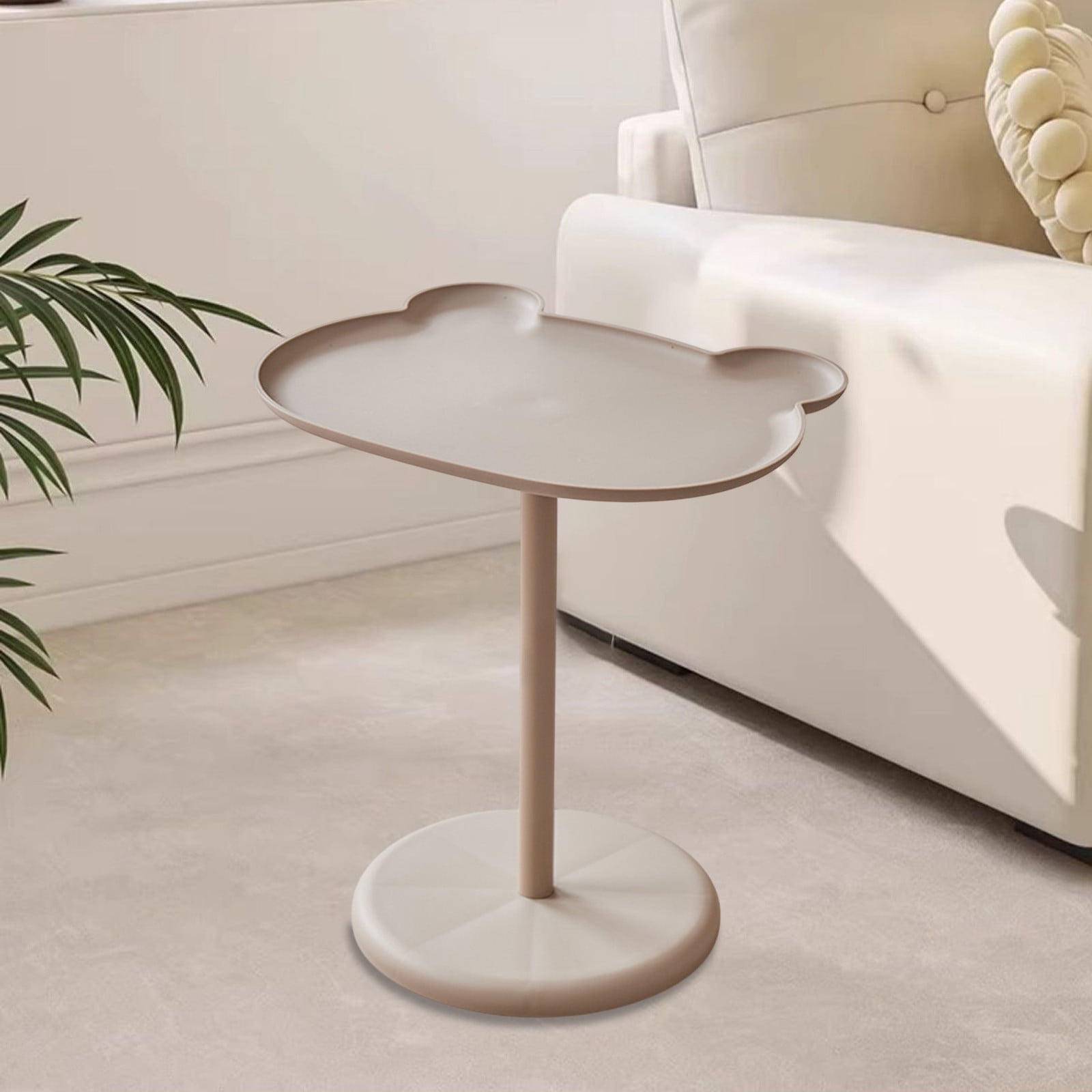 Small Side Table, Portable Bedside Table, Coffee Table with Storage ...