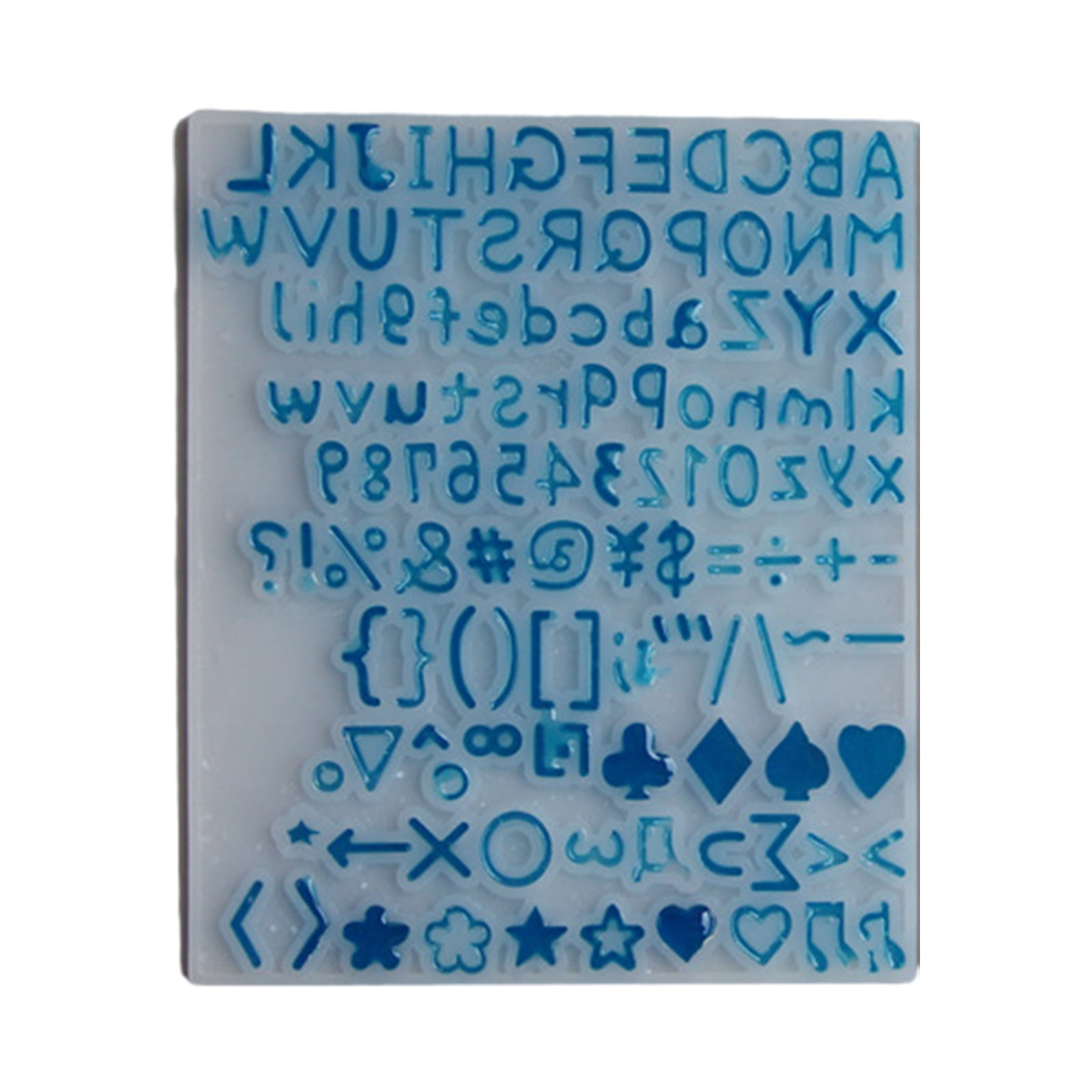 Small Silicone Molds Letter and Number Decorations Easy Demolding ...