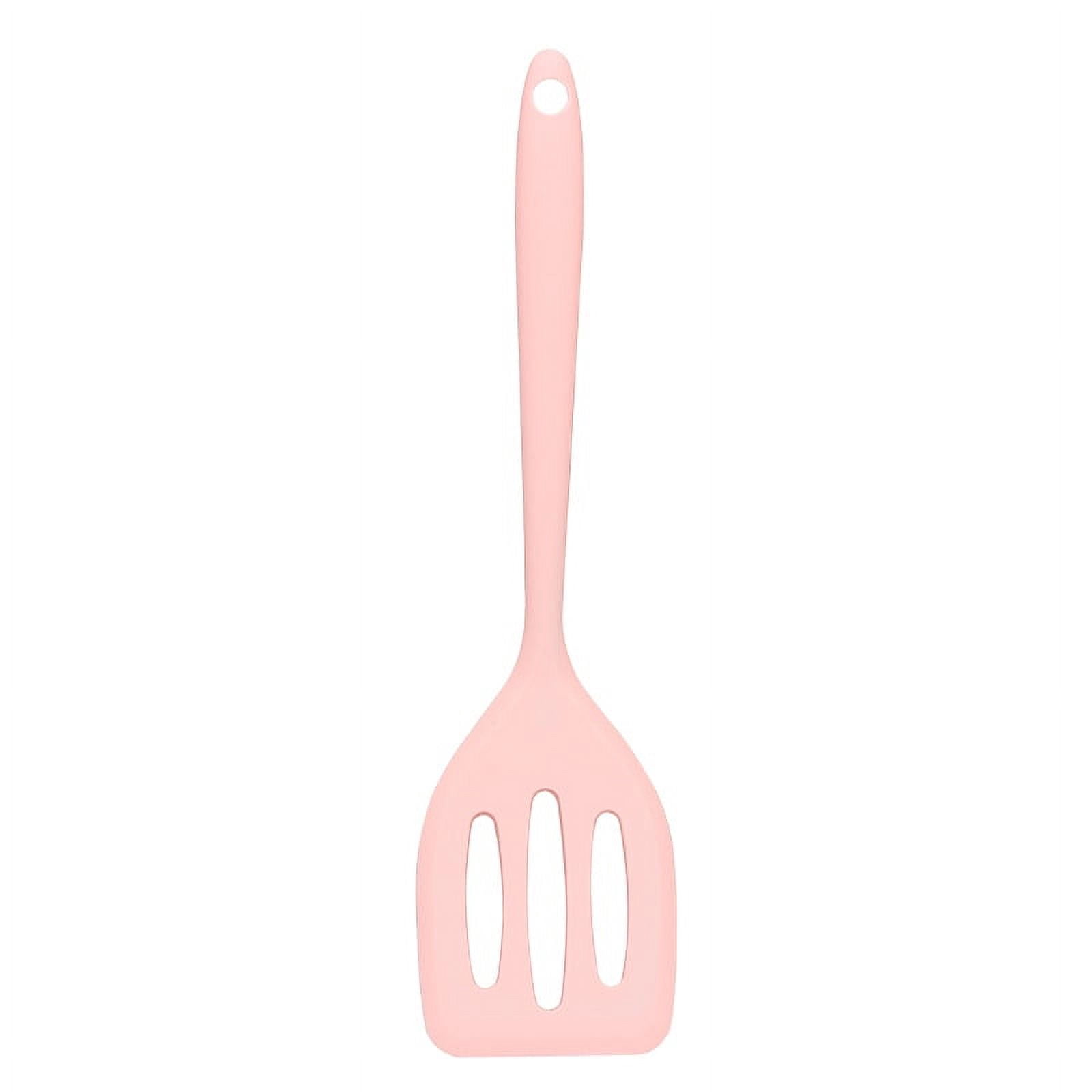 Small Silicone Turner High Heat Resistant Slotted Spatula Silicone ...