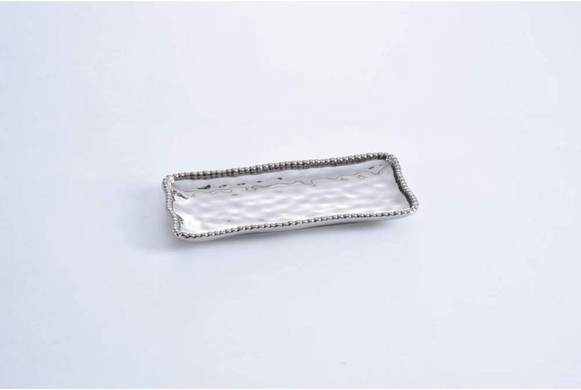 Small Silver Rectangular Tray - Walmart.com