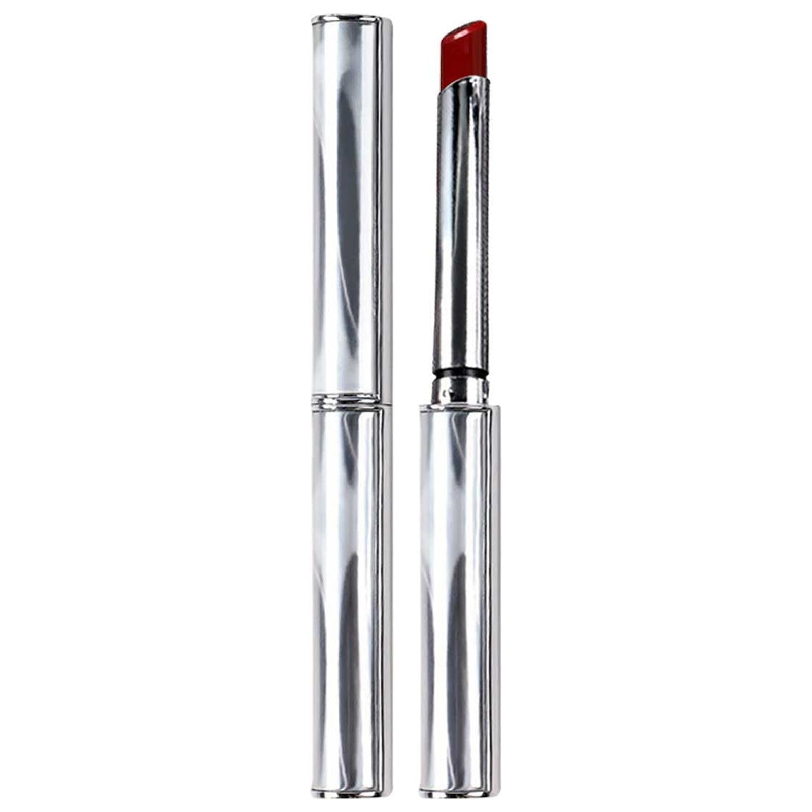 Small Silver Tube Small Thin Mouthpiece Lipstick Long Lasting Velvet ...