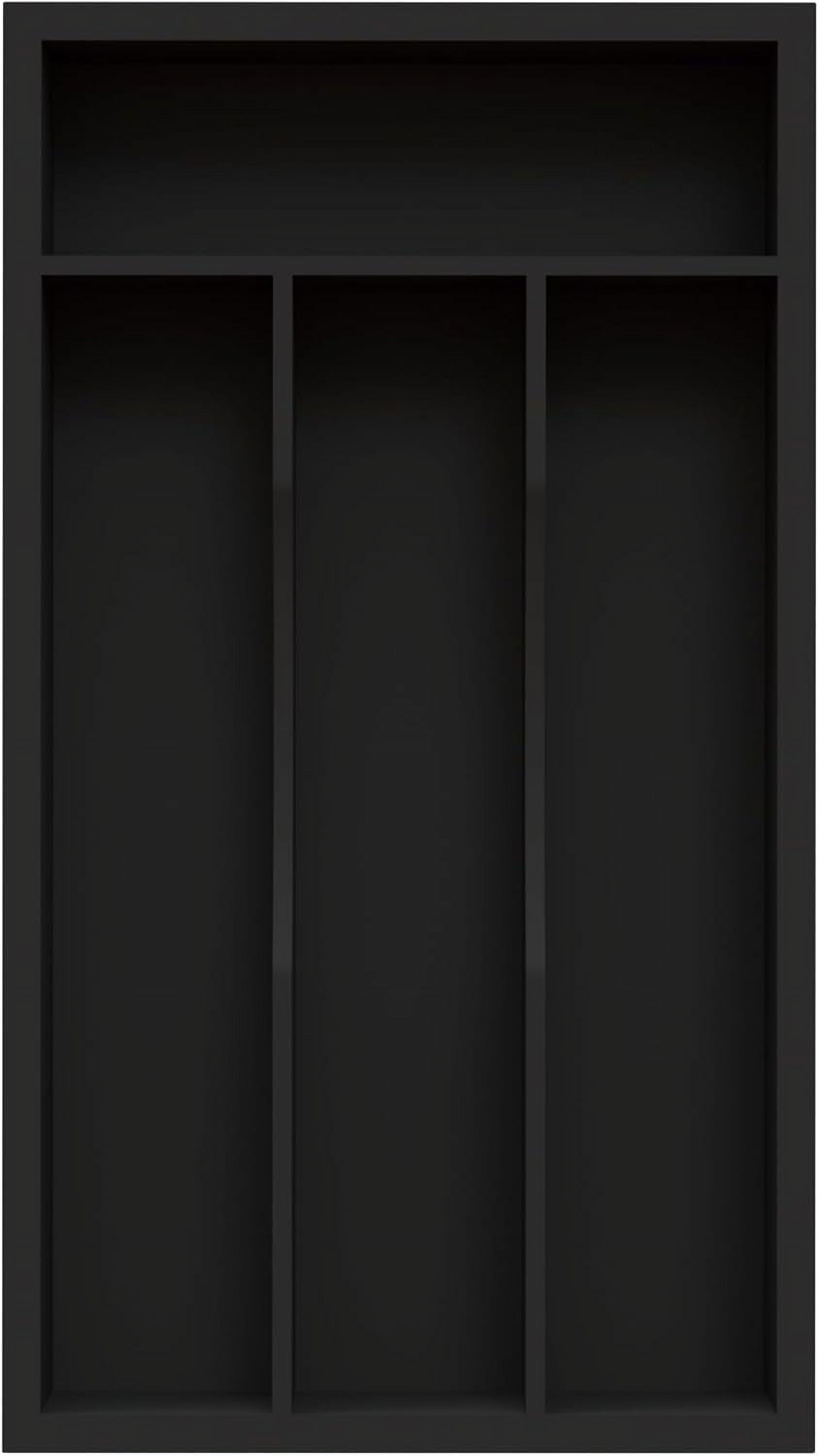 Small Silverware Organizer, Bamboo Kitchen Drawer Organizer, Utensil ...