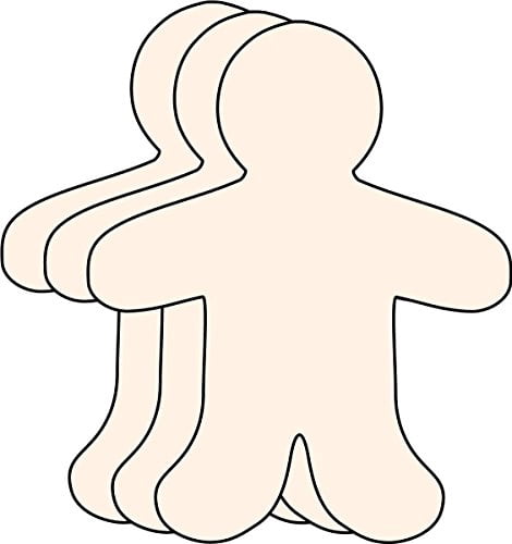 Small Single Color Creative Cut-Out - Person - Walmart.com
