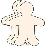 Small Single Color Creative Cut-Out - Person - Walmart.com