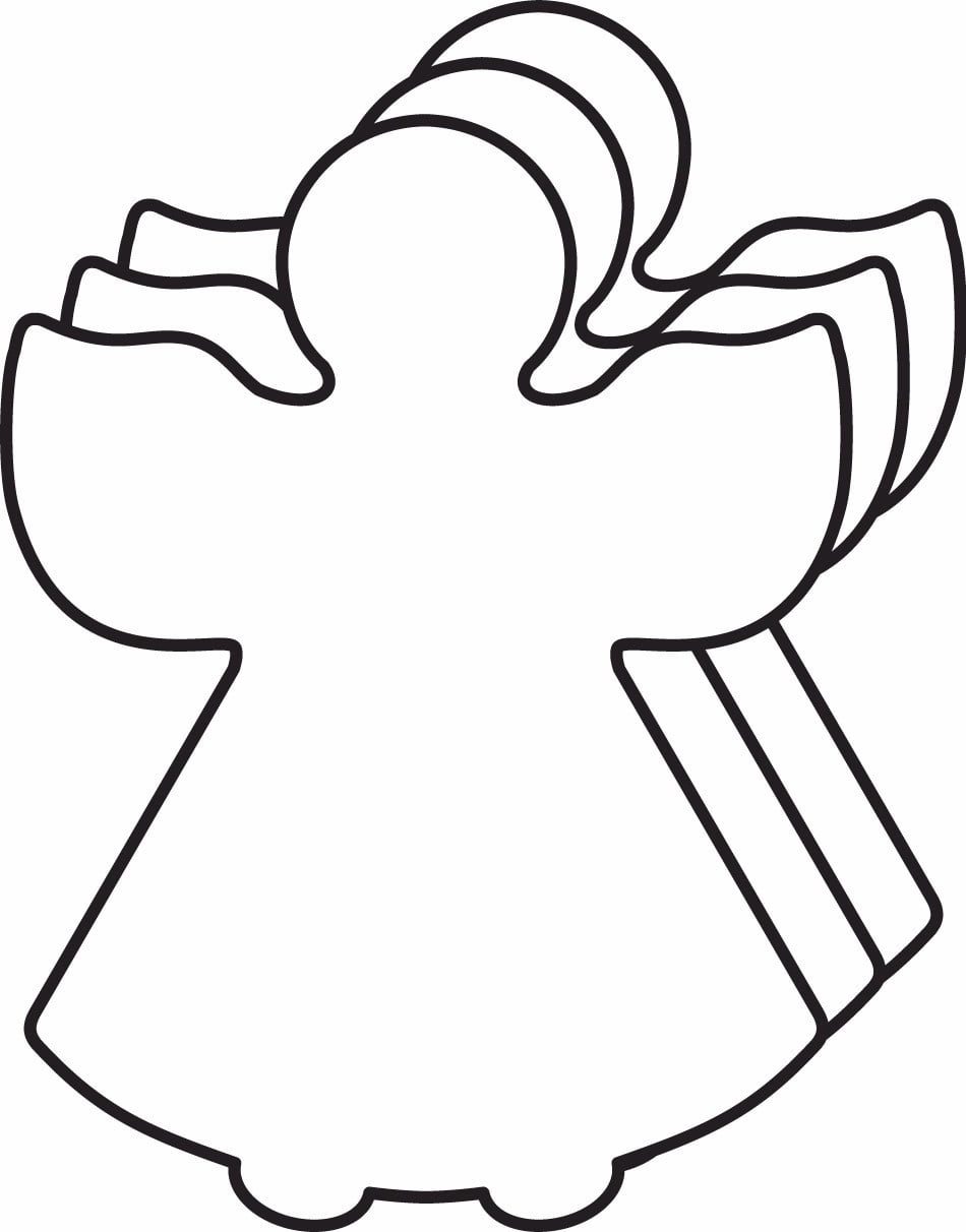 Small Single Color Cut-Out - Angel (SE-262) - Walmart.com
