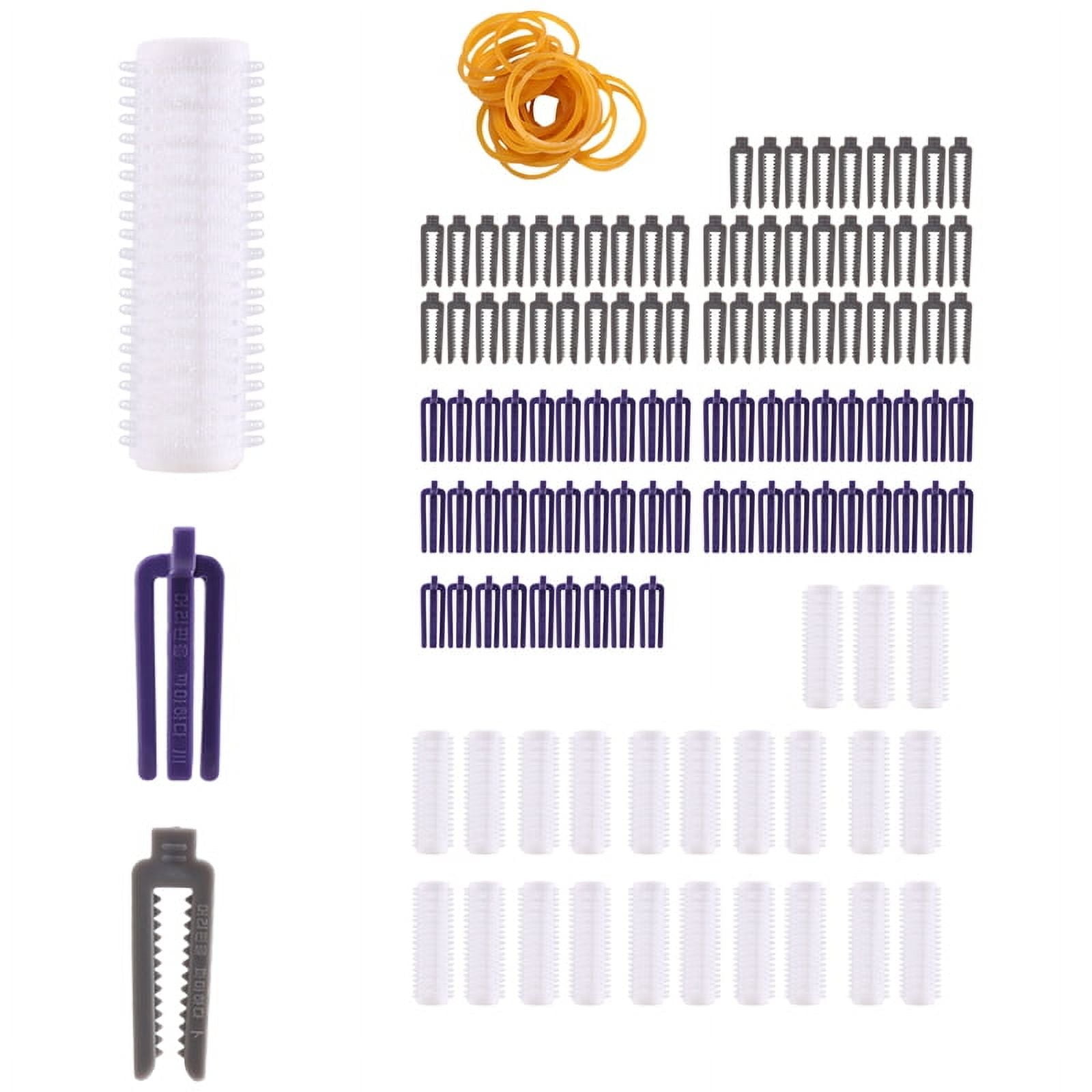 Small Size 24Pcs/Set Salon Nylon Hook & Loop Hair Rollers Set Hair Root ...