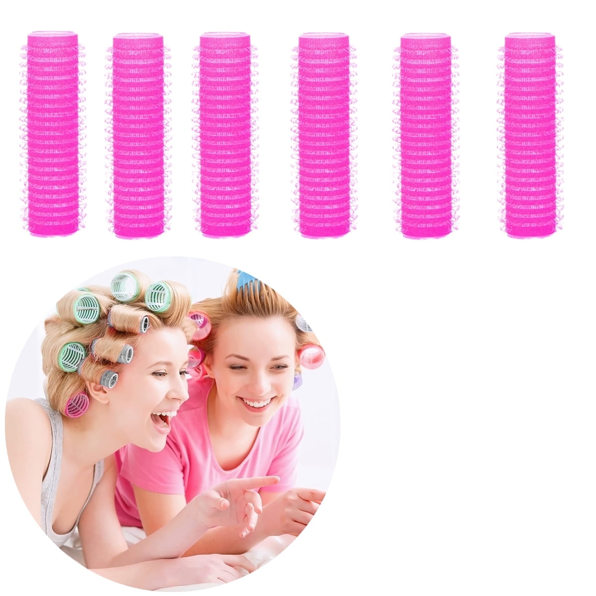 Walmart Small Hair Roller Set, Self Grip, Salon Style for Short Hair, 0 ...