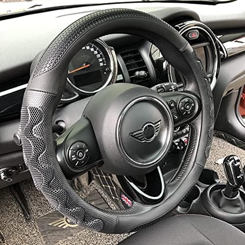 Small Size Steering Wheel Cover Great Grip with 3D Honeycomb Anti-Slip ...