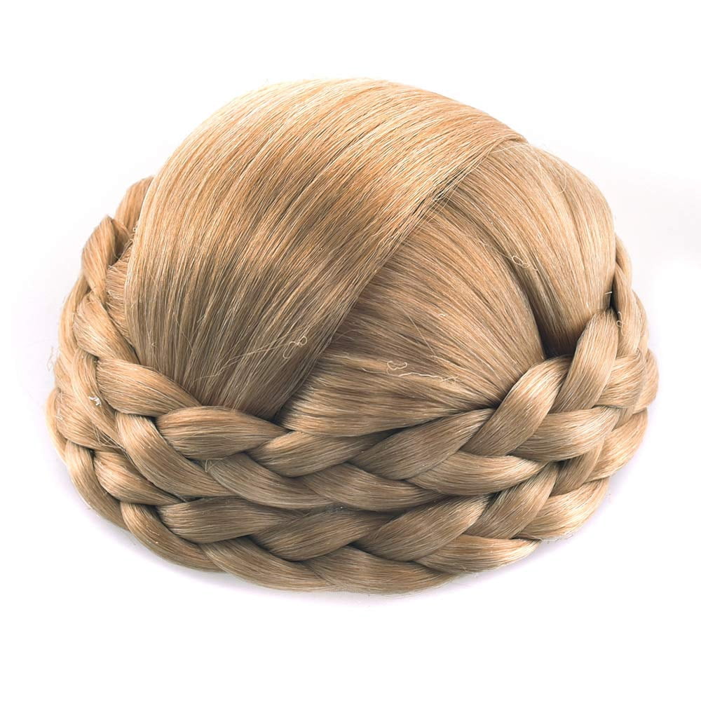 Small SizeSynthetic Hair Chignon Bun Donut Braided Hairpieces Scrunchie ...