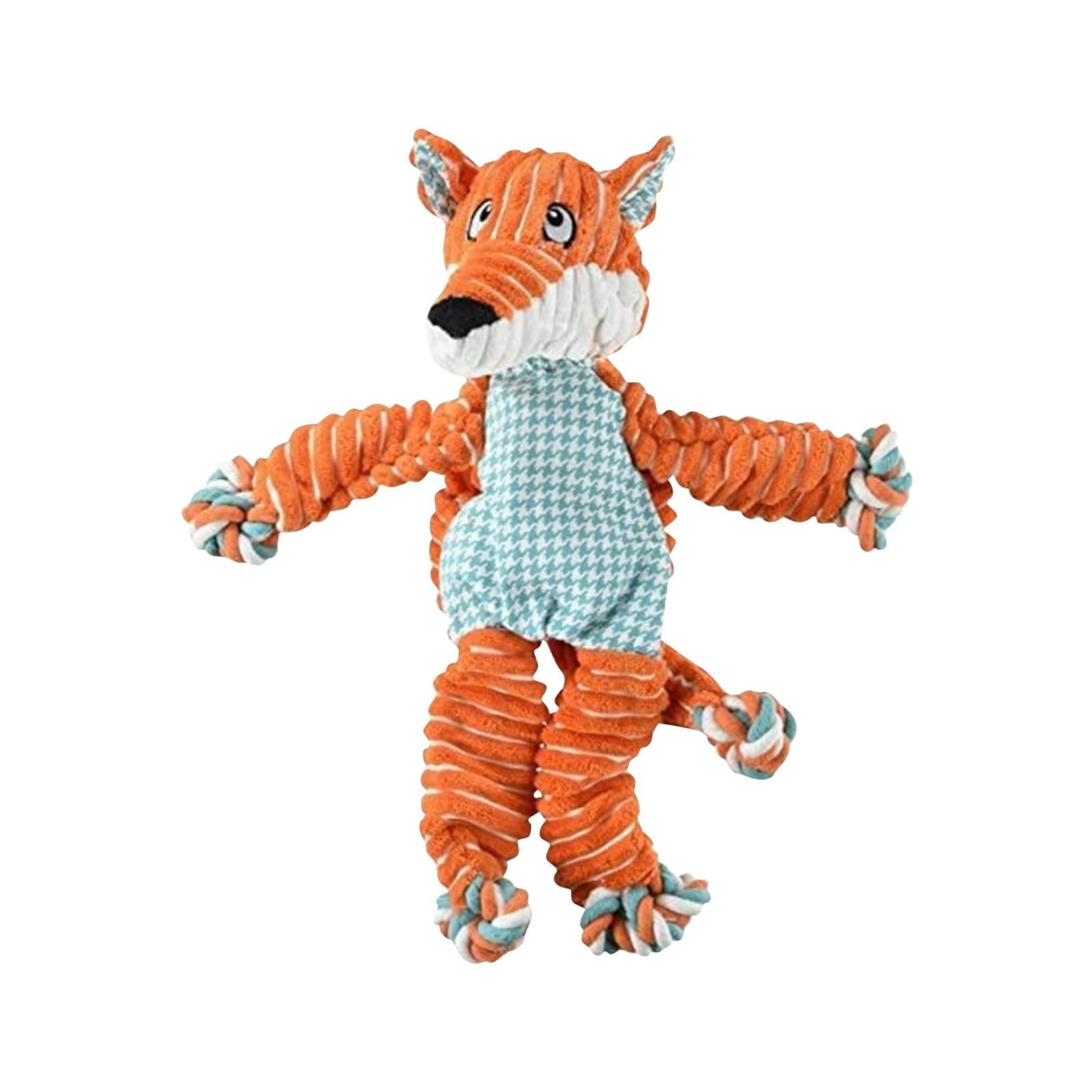 Small-Sized Floppy Knots Dog Toy Set with Less Stuffing, Interactive ...