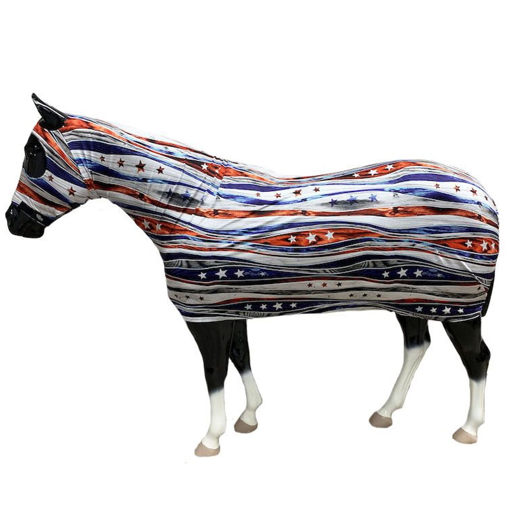 Small Sleazy Sleepwear Sleazy Full Body For Horse Patriot - Walmart.com