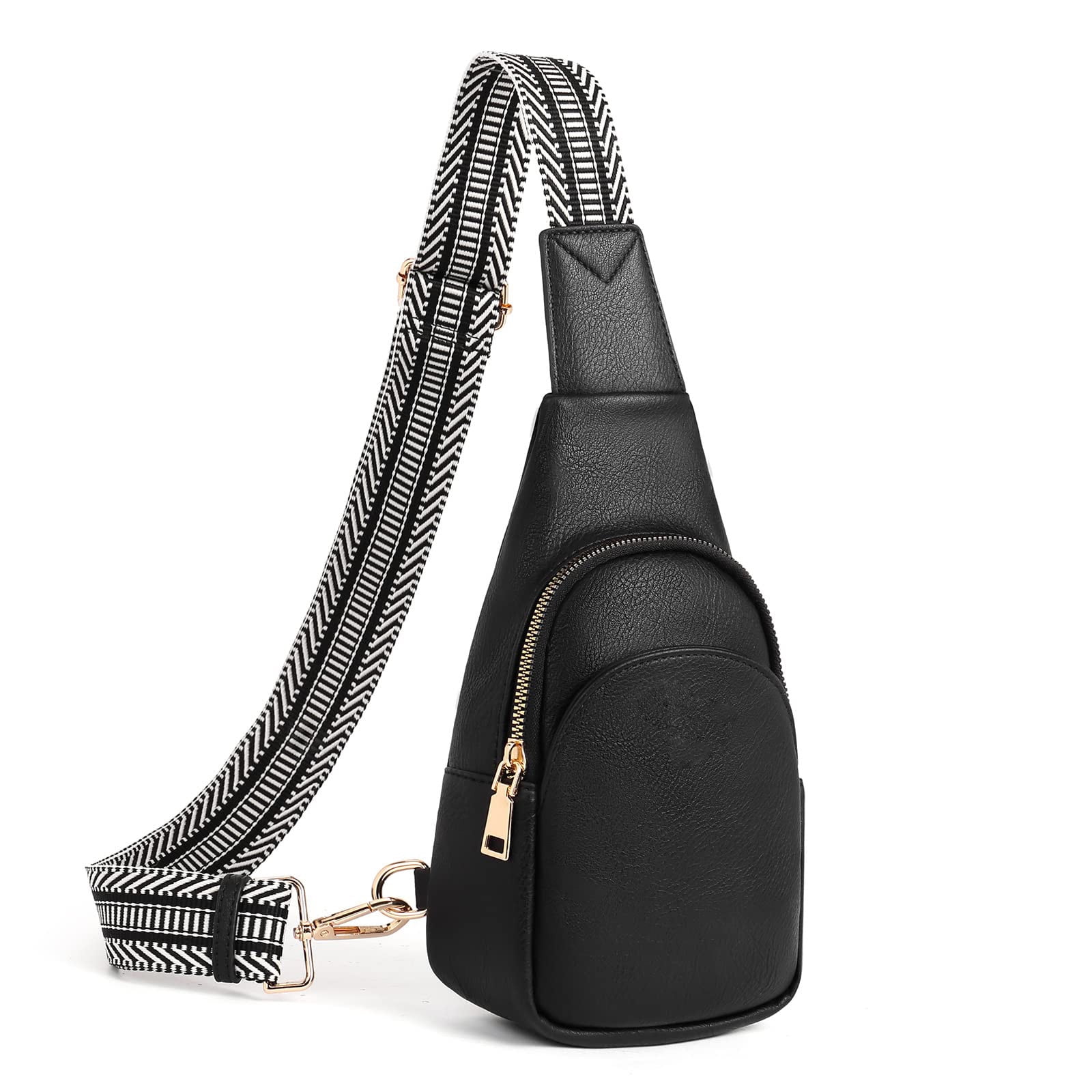 Small Women's Sling Bag - Faux Leather Mini Crossbody Purse with ...