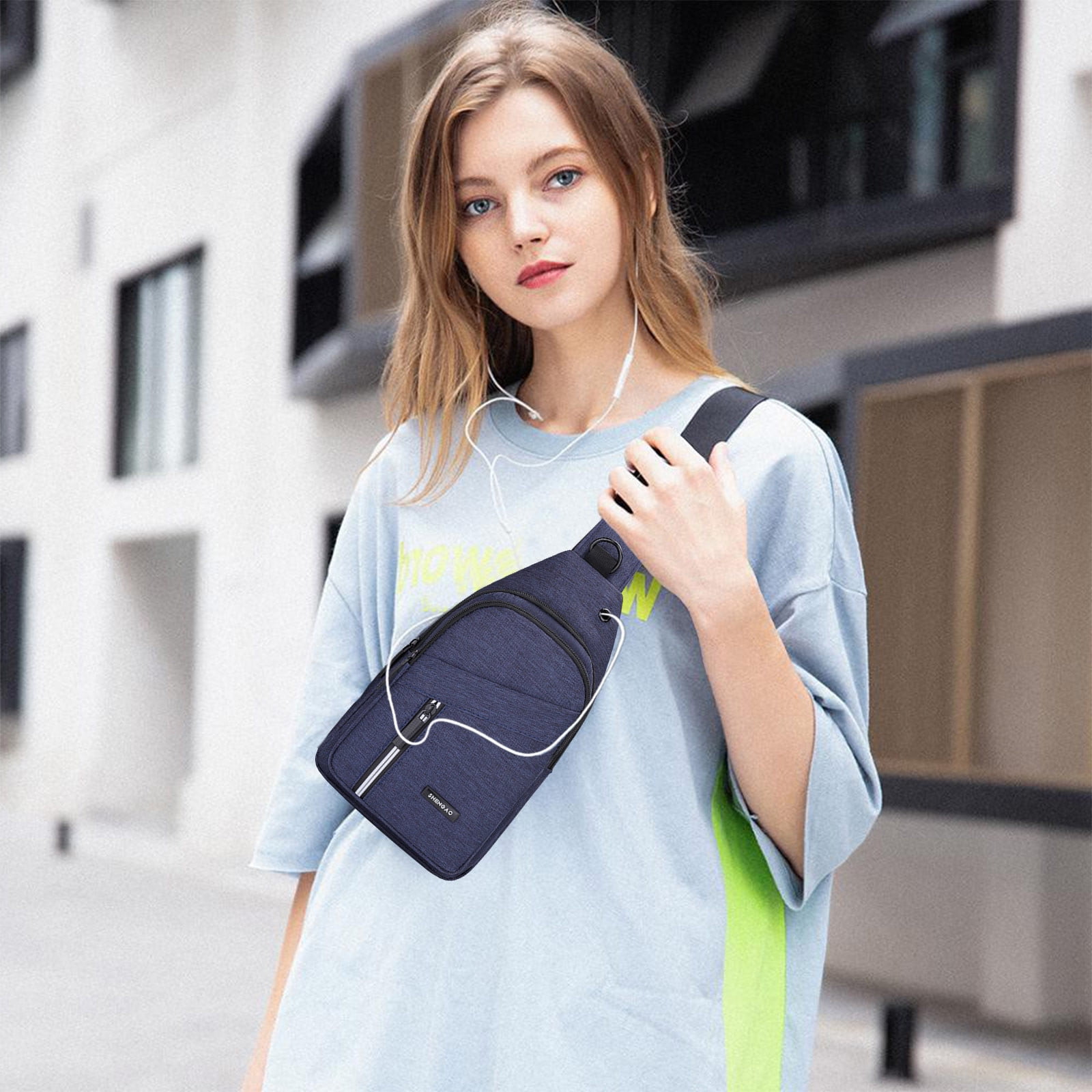 Small Sling Bag for Women Men Sling Backpack Chest Daypack Backpack for ...