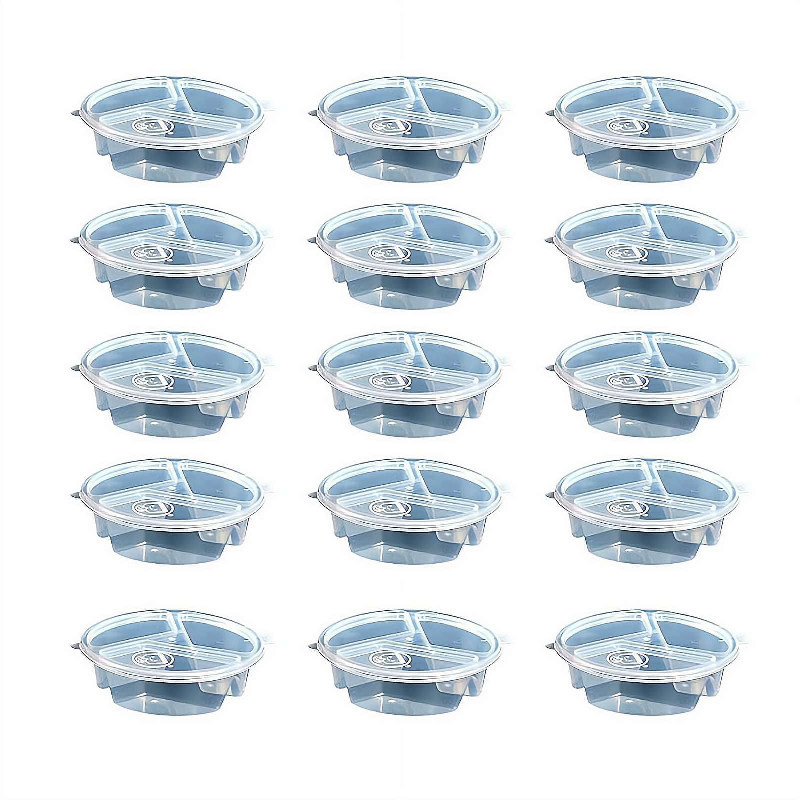 Small Snack Containers, Multi Compartment Snack Containers, Reusable ...